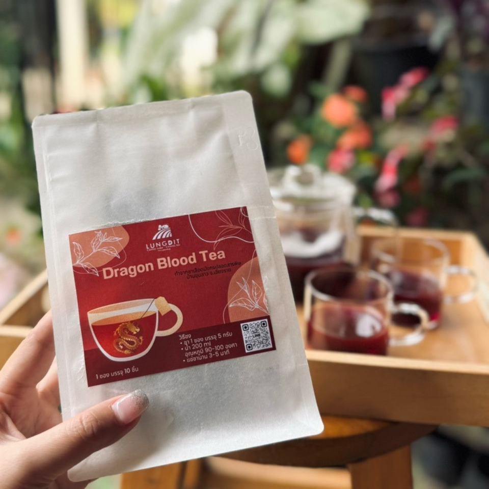Organic Dragon Blood Herbal Tea Bags 10 Sachets Pack 5g Each Thailand x ...