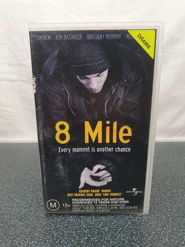 8 Mile Vhs Movie Ex Rental Eminem Rap Movie Free Post | eBay Australia
