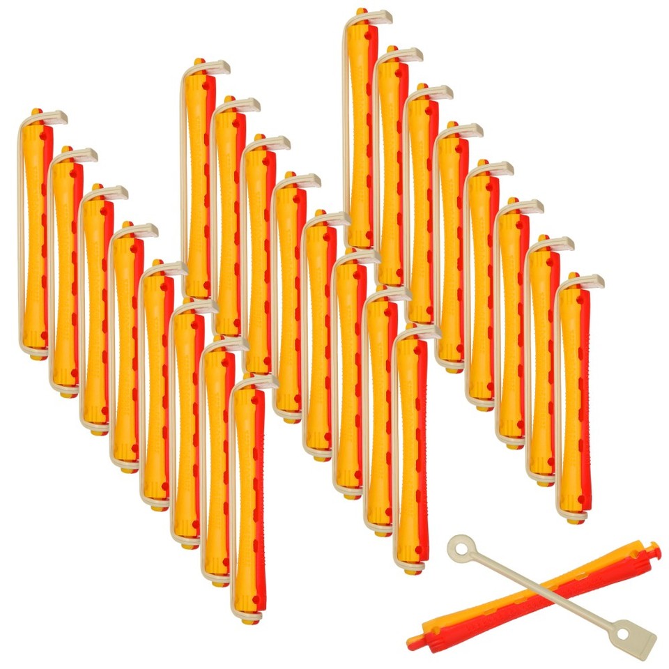 2 Count Perm Stick Rollers Perming Kit Rod Rubber Bands Home with | eBay