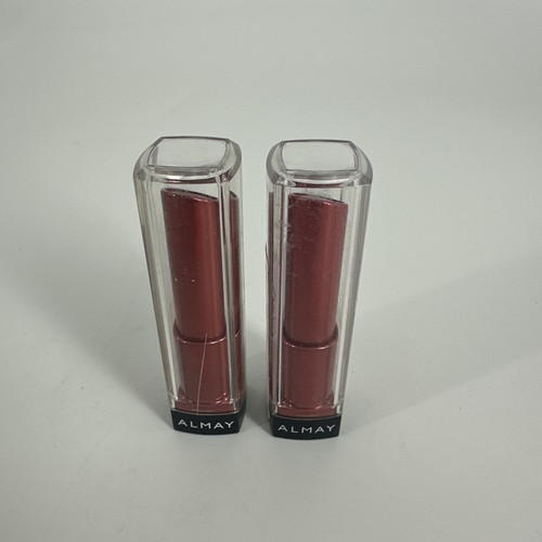 2 PACK Almay Smart Shade Butter Kiss Lipstick 120 RED MEDIUM Shade NWOB ...