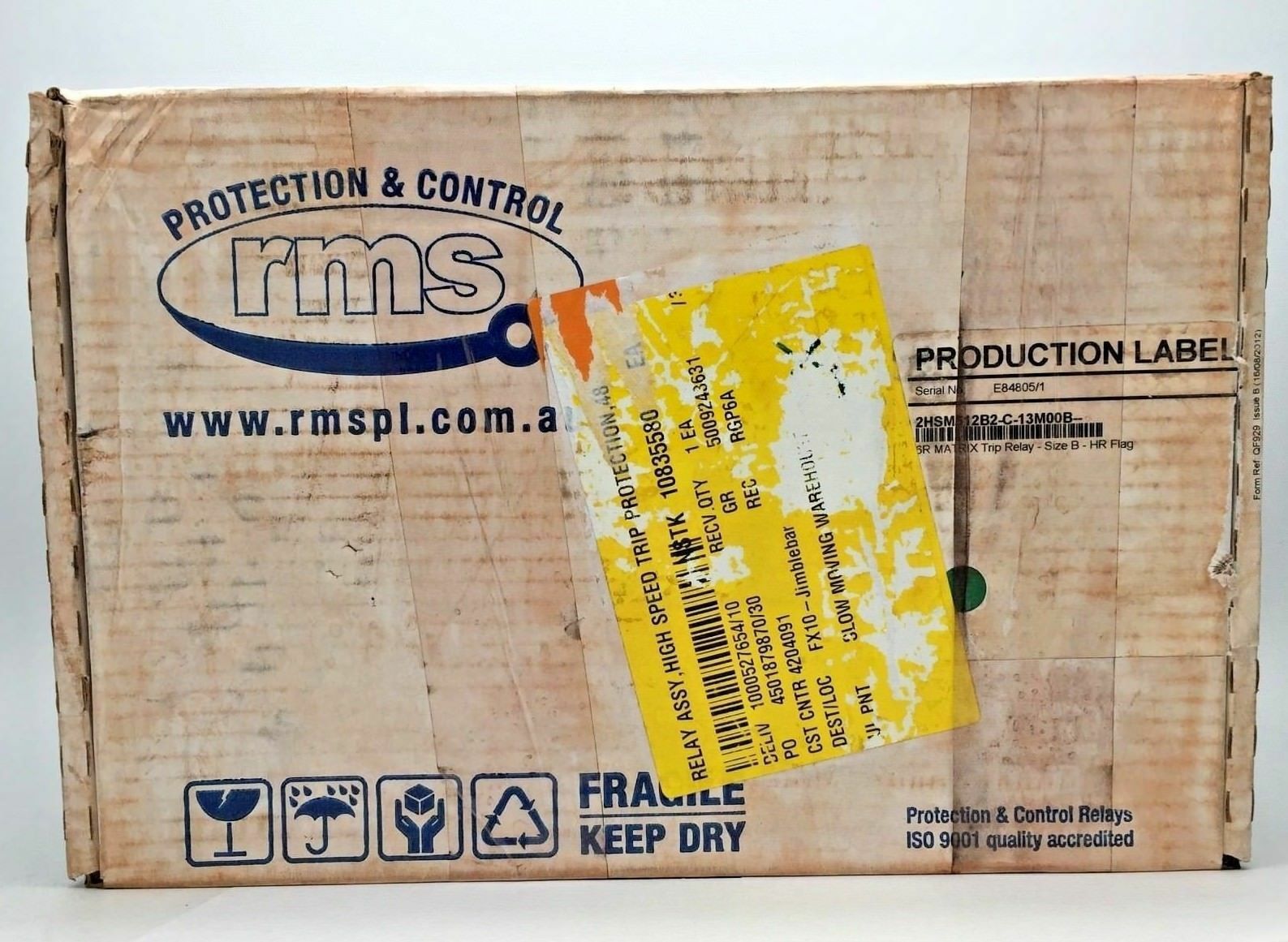 RMS 2HSM512 2HSM512B2 2HSM512B2-C-13M00B High Speed Trip Tripping Relay ...