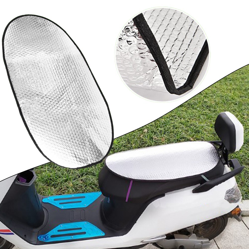 Waterproof Motorcycle Sunscreen Seat Pad with Reflective Aluminum Foil ...