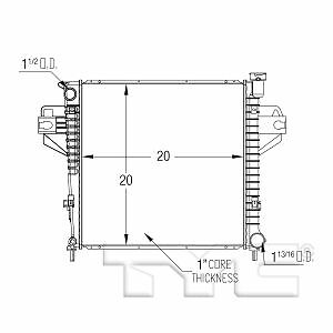 Radiator-Assembly TYC 2975 fits 2007 Jeep Liberty for sale online | eBay