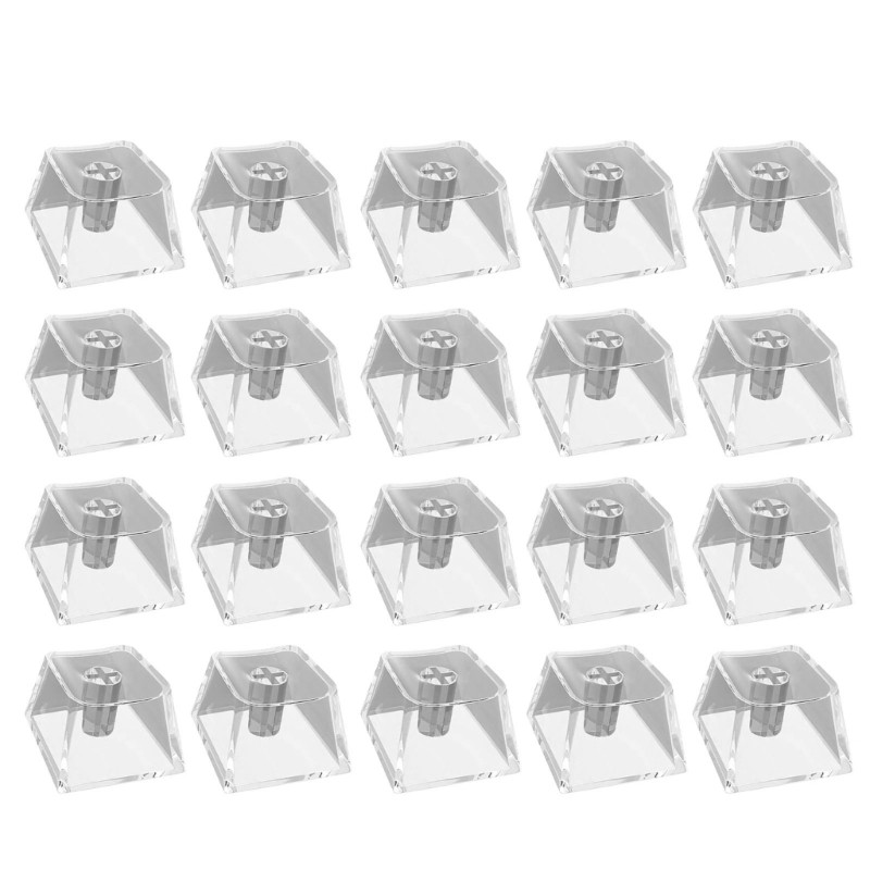 Transparents Mechanical Keyboards Key PC Blank Backlit Keycaps for ...