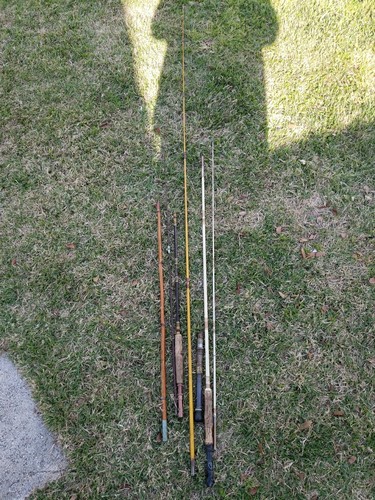Vintage Fly Fish Rod Lot Bamboo FiberFlex 2 Complete 2 For Parts ...