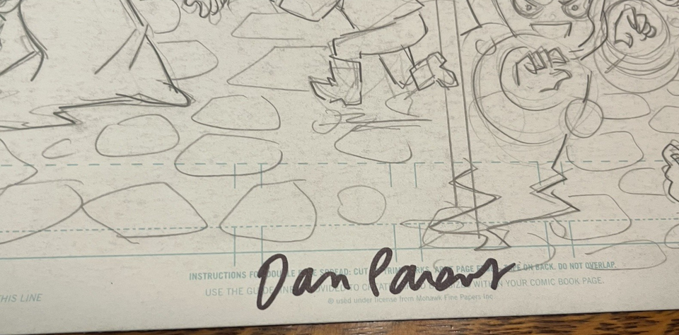 ORIGINAL PENCIL ART~DAN PARENT~11X17"HAND DRAWN & AUTOGRAPHED~SABRINA ...