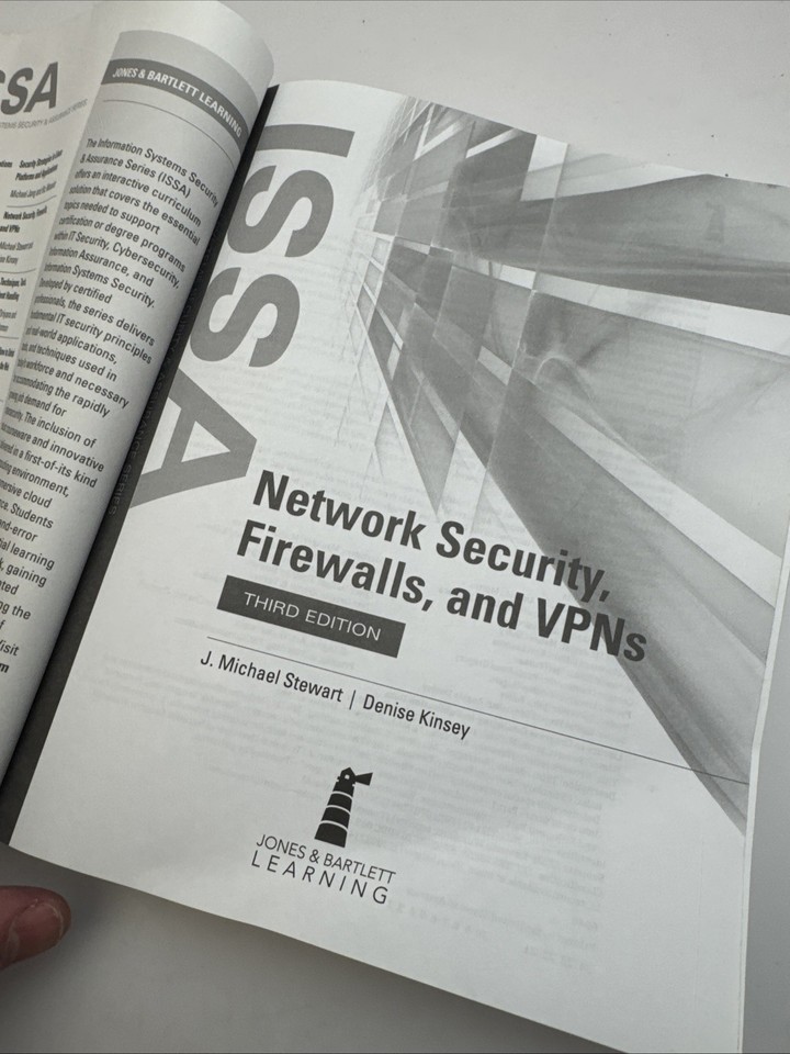 Network Security, Firewalls, and VPNs by Denise Kinsey and J. Michael ...
