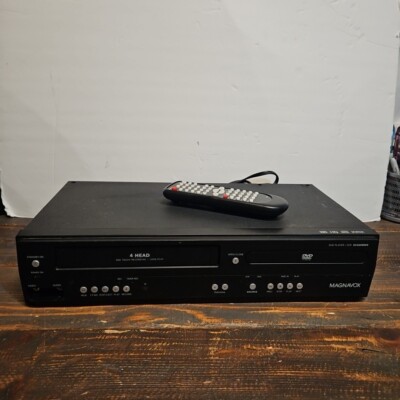 DV220MW9 Magnavox w/ Remote VCR DVD Combo 4 Head Player Working Tested ...