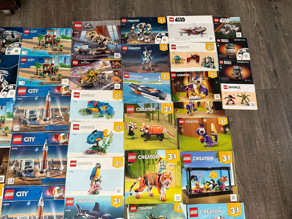 LEGO Instruction Manuals Huge Mixed Lot Of 70+ Booklets! | eBay