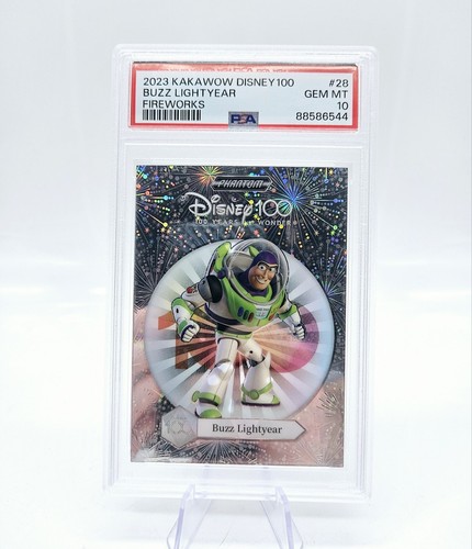2023 Kakawow Disney Buzz Lightyear #28 Toy Story Fireworks 12/100 PSA ...