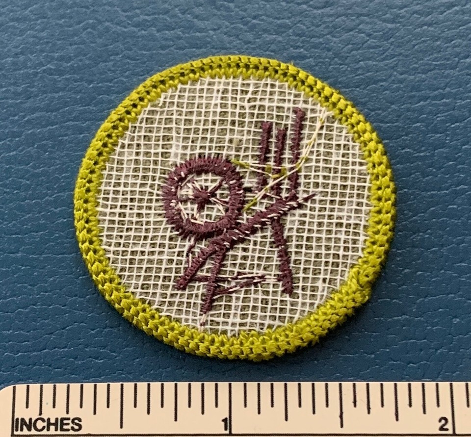 Vintage TEXTILES Boy Scout Merit Badge PATCH Twill BSA Uniform Sash ...
