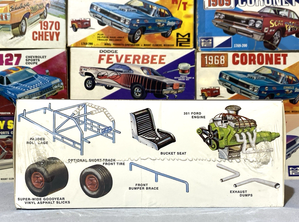 AMT/ERTL 1969 FORD FALCON "MODIFIED STOCKER" KIT#30142 MPC 1/25 MINT ...