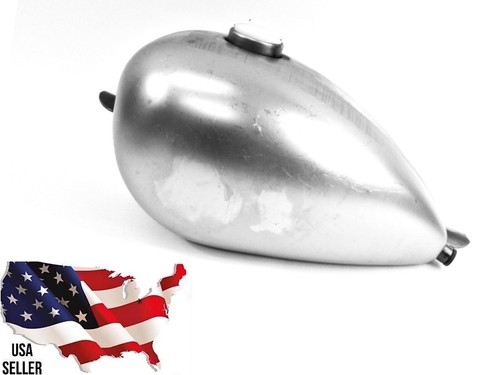 GAS FUEL TANK 2.1 gallon BOBBER CHOPPER Peanut Wassell mid tunnel ...