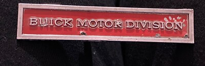 Buick Motor Division Fender Emblem 1970 1971 1972 Gran Sport With Pins ...