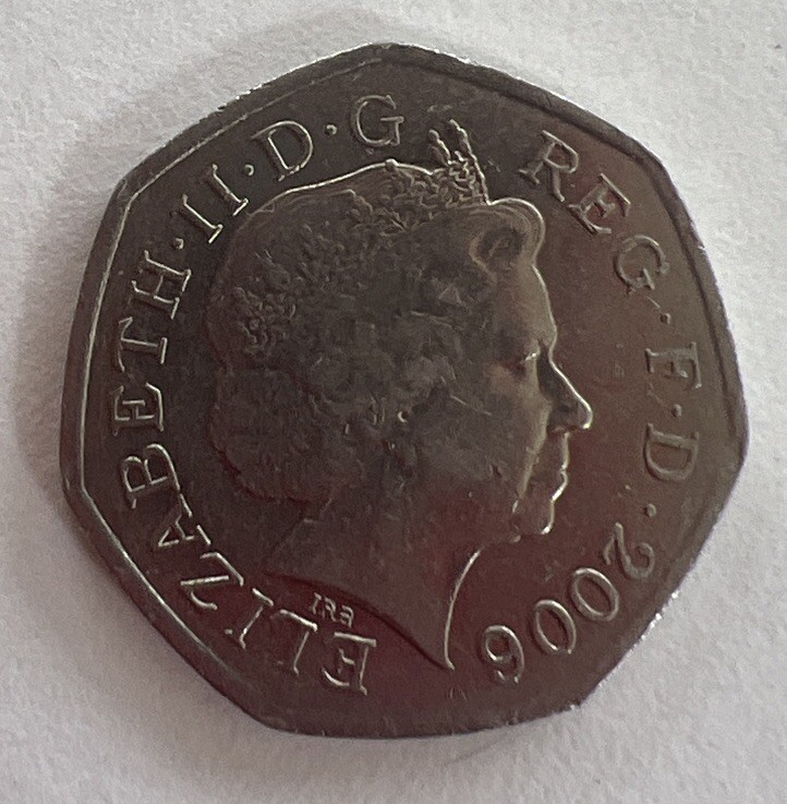 RARE Fifty Pence 50p Commemorative World War 2 ll Coin 2006 wounded ...