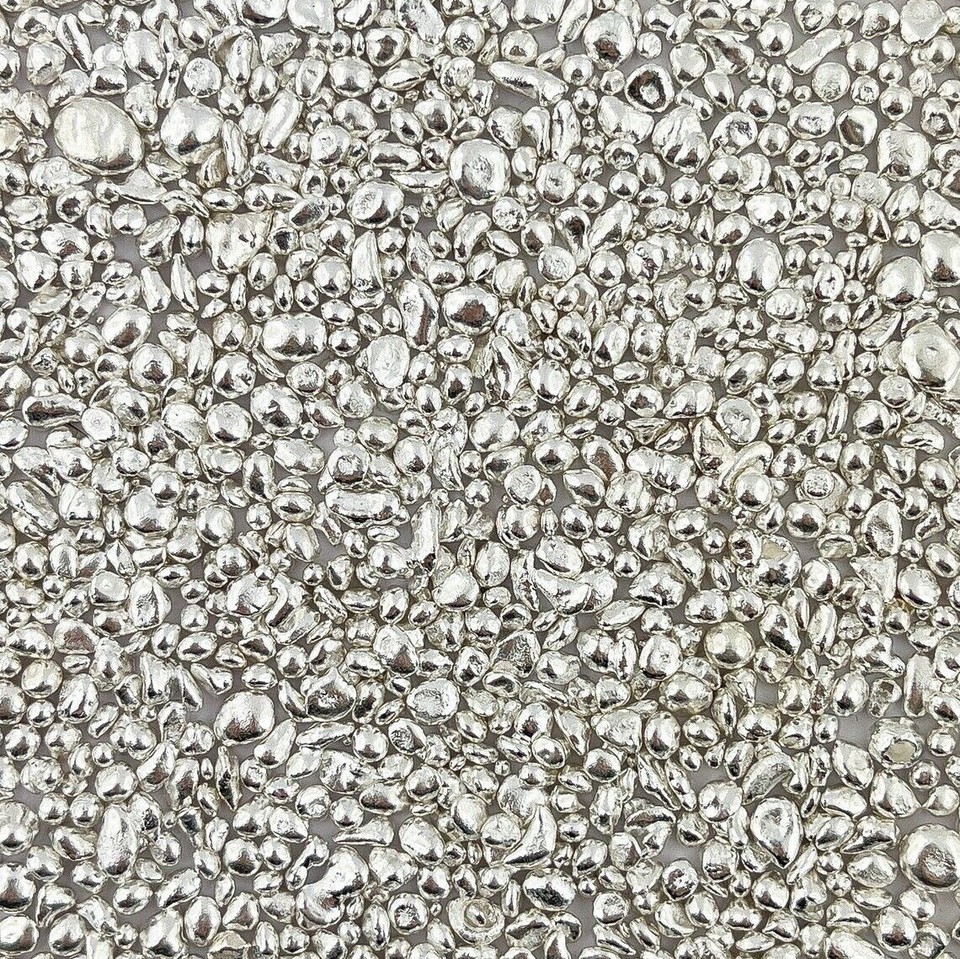 1 oz Troy Ounces Silver Poured Shot .999+ Fine Silver - Free Shipping ...