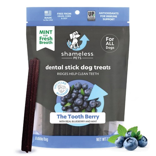 Dental Treats for Dogs, The Tooth Berry - Healthy Dental Sticks with ...