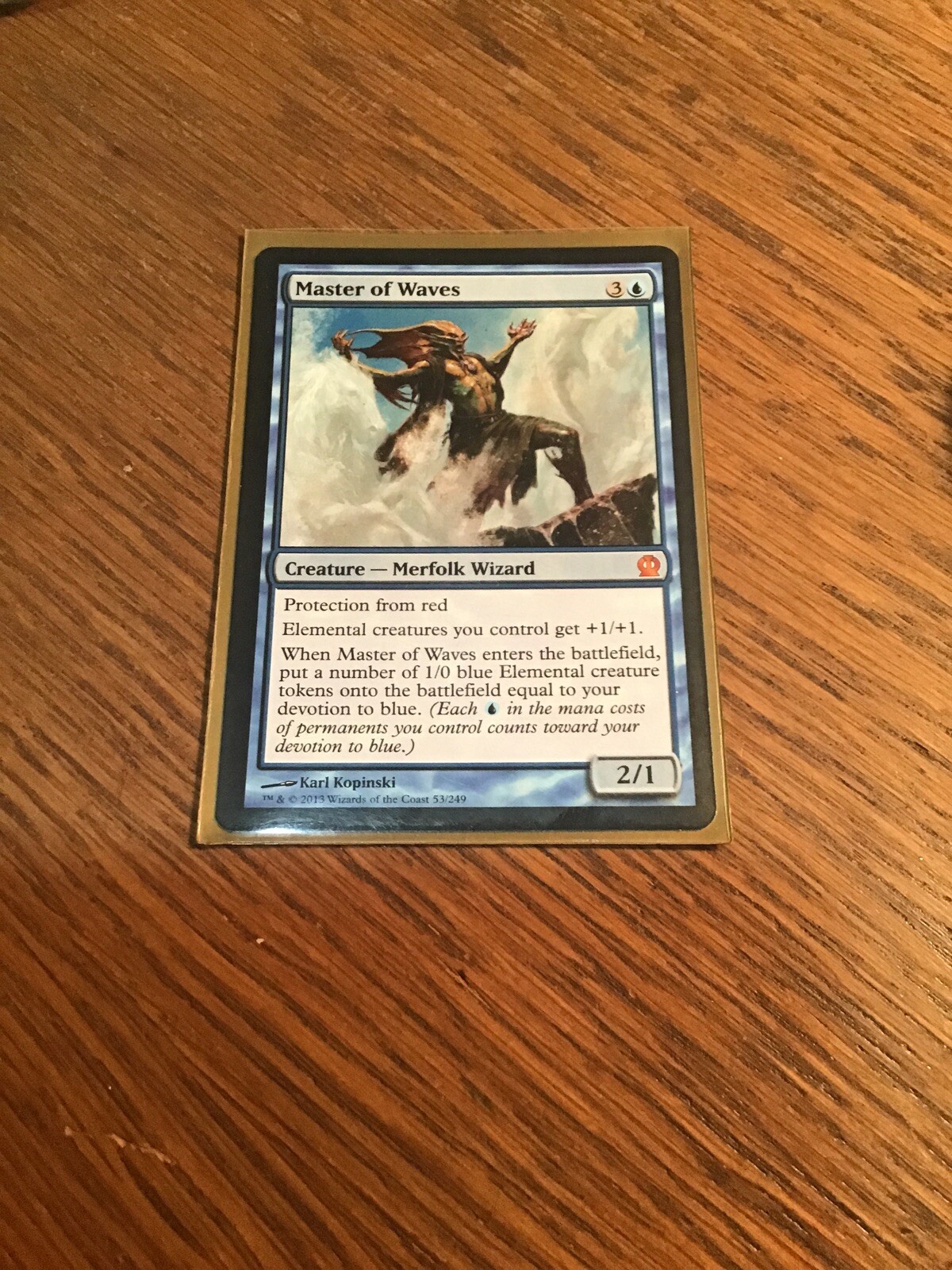 1x Master of Waves Theros NM Blue Mythic Rare MAGIC MTG CARD | eBay