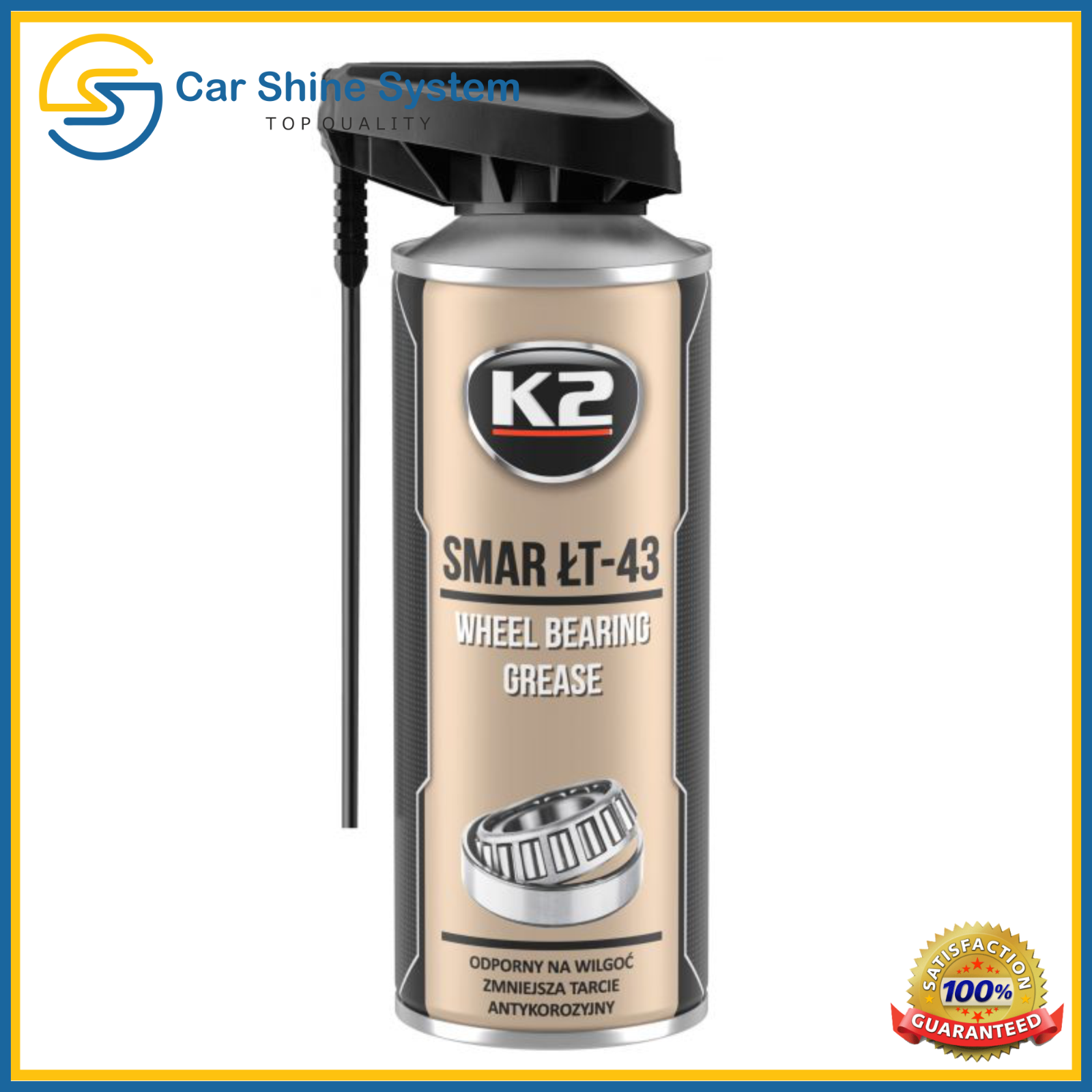 Wheel Bearing Lithium Grease LT-43 Multi Purpose Lubricant Spray 400ml ...