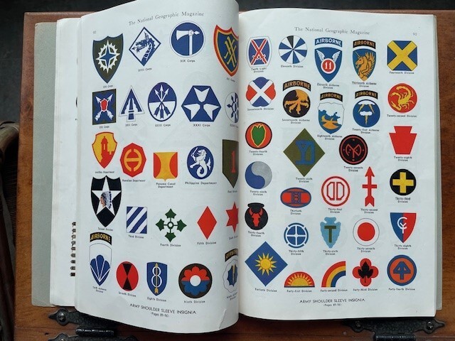 Scarce Book! 1944 WW2 Insignia Medals Patches for USMC Army Air Force ...