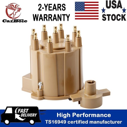 HEI/Male Distributor Cap Rotor Kit For Chevy Pontiac GMC 305 350 454 5. ...