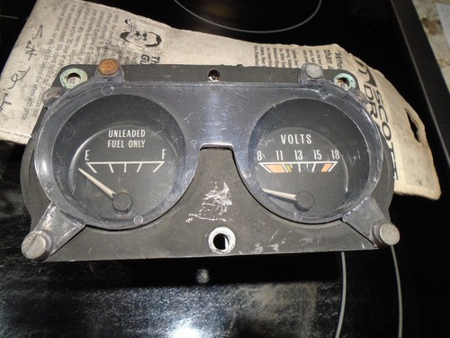 75-79 Trans Am Fuel Volts Gauge Cluster Rally Gauges Battery FREE ...