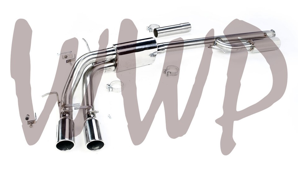 Stainless Pre-Axle CatBack Exhaust Muffler Kit 19-24 Silverado/Sierra 4 ...