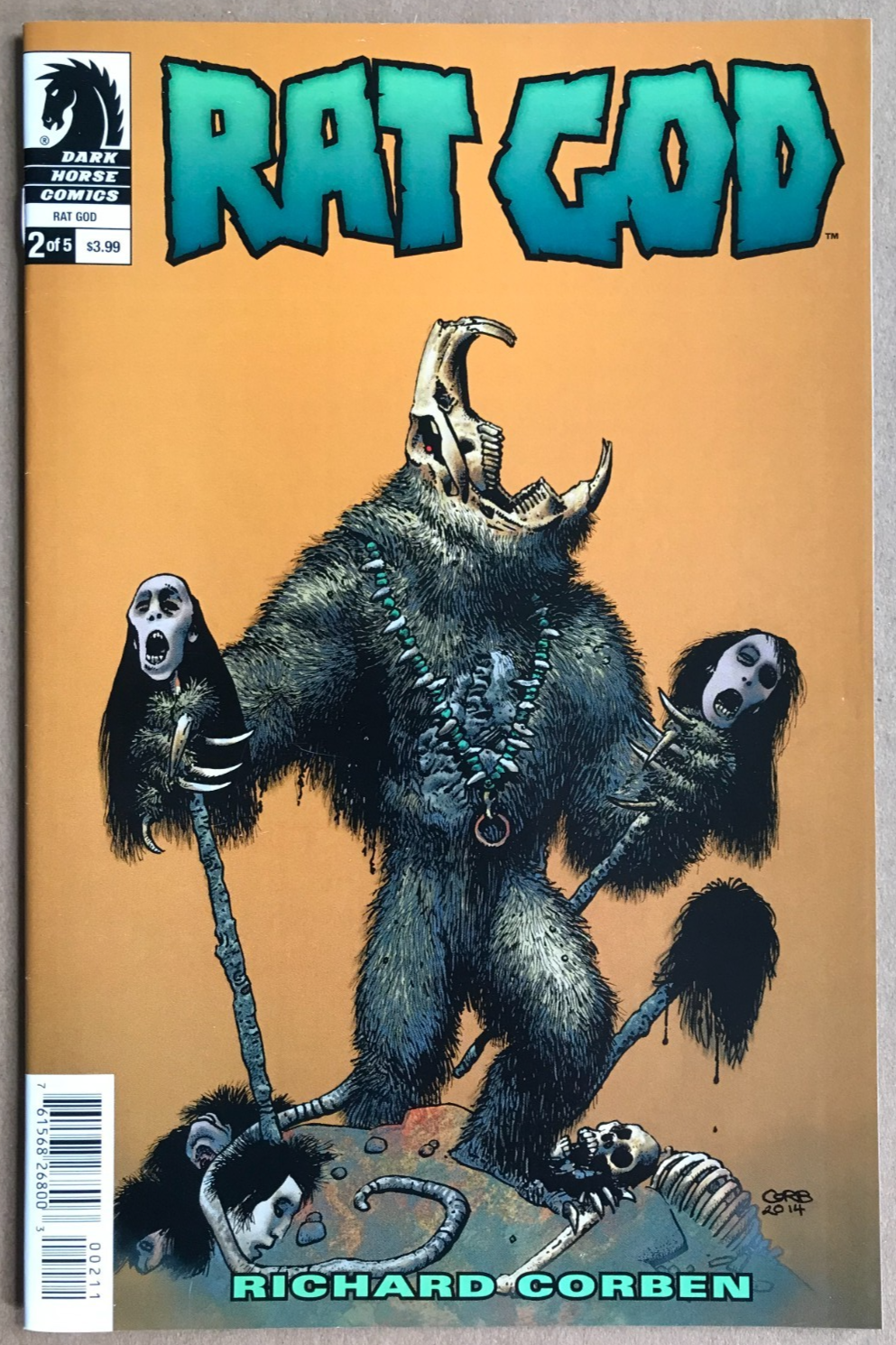 Rat God #2 By Richard Corben Native American Lovecraft Horror Dark ...