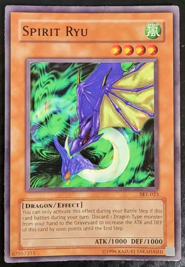 Yu-Gi-Oh - Trading Card - Effect Monster - Spirit Ryu - SKE-023 | eBay