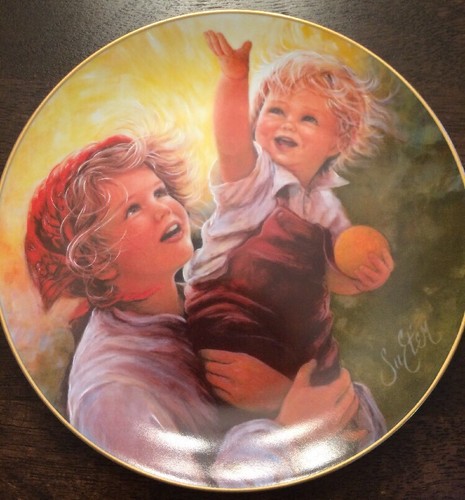 Sue Etem "Reaching Together" Limited Ed. Collector Plate #15,144 Hand ...