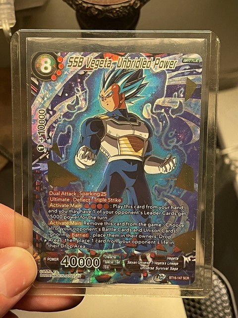 Dragon Ball Super SSB Vegeta, Unbridled Power Series 16 Booster: Realm ...