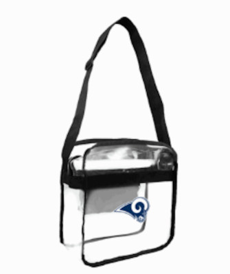 Los Angeles Rams Clear Carryall Crossbody Plastic Bag NFL Stadium ...