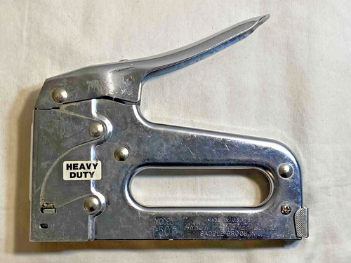 Arrow T50P Heavy Duty Manual Staple Gun Metal Chrome USA Made ...