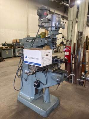 LATE MODEL Bridgeport 2HP Vertical Mill with Powerfeed | eBay