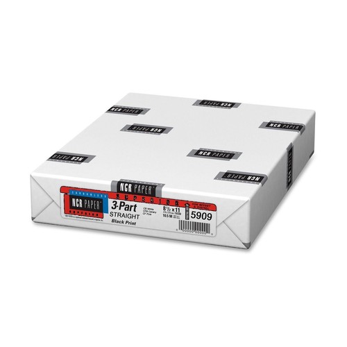 167 Sets of 3 Part NCR Paper 5909 -- Straight Collated Letter Size ...