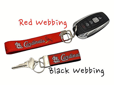 St Louis Cardinals Keychain Wristlet Lanyard Baseball Gift Key Chain ...