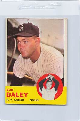 1963 Topps #38 Bud Daley Yankees EX/MT *DA-C2755 | eBay
