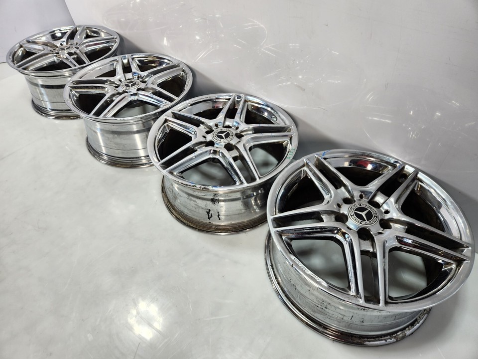 2011-2013 OEM Mercedes A207 E550 AMG Front Rear Alloy Wheel Rims R18 ...