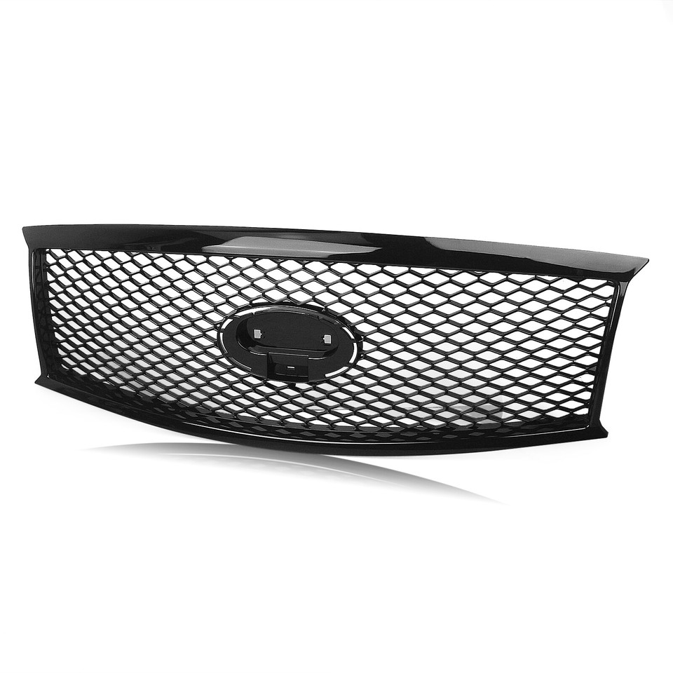 1PC Gloss Black Front Bumper Grill For Infiniti M37 M56 2011-2013 Q70 ...