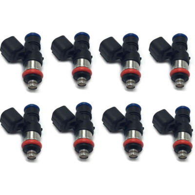 SET 8 TURBO 50LB FUEL INJECTORS FITS CHEVROLET CAMARO CORVETTE LS3 LS7 ...