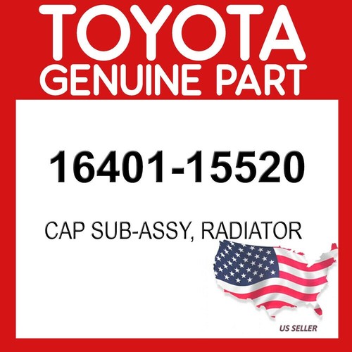 TOYOTA GENUINE 16401-15520 CAP SUB-ASSY, RADIATOR OEM | eBay