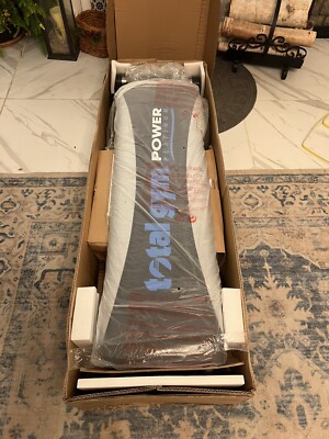 Total Gym Power Platinum Home Fitness w/ Wing Bar, Ab Crunch, Manual ...