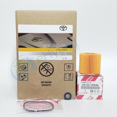 Genuine Toyota Rav4 Intermediate Service Kit 5W30 Oil Filter & Washer ...