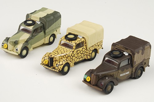 76SET22 Oxford Diecast Tilly 1/76 Model British Army 3-Piece Austin ...