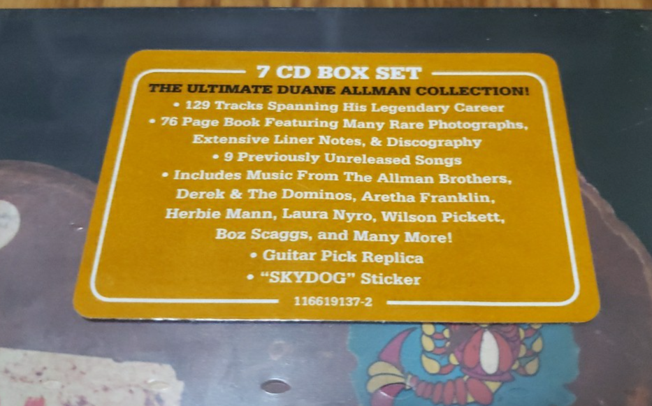 Skydog: The Duane Allman Retrospective 7 CD Box Set new unopened | eBay