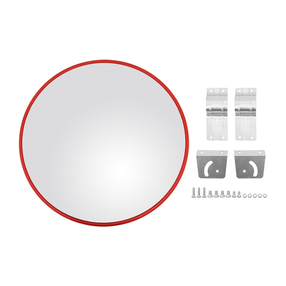 30" Round Corner Convex Mirror Security Safety Outdoor Driveway Garage ...