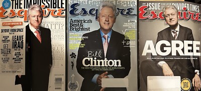 ESQUIRE Magazine Bundle - BILL CLINTON - President | eBay