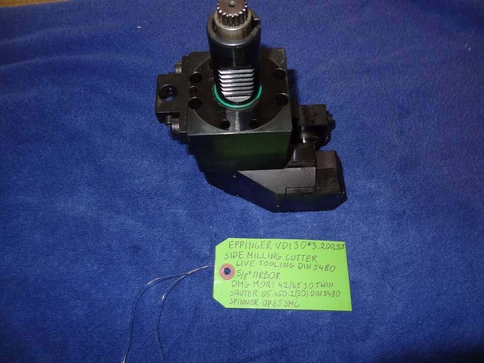 SAUTER DIN 5480 VDI 30 SIDE MILLING CUTTER LIVE TOOLING EPPINGER 3.200. ...