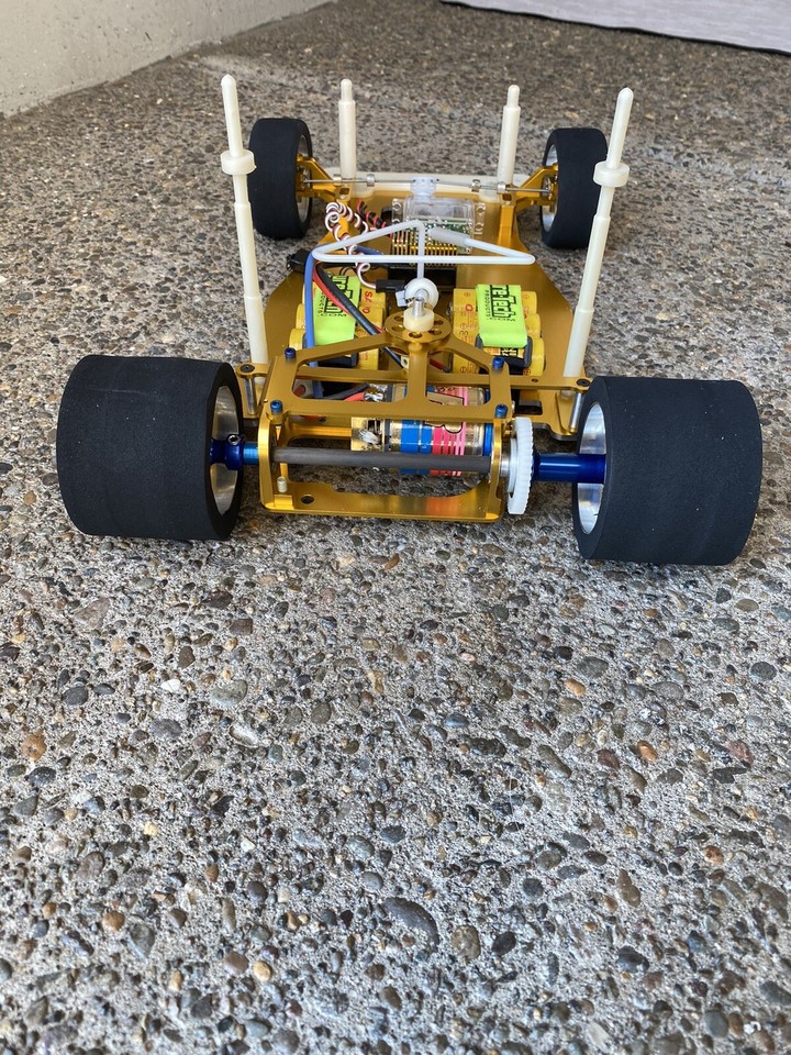 Vintage RC Associated RC10L Aluminum Chassis Only Gold Two-Tone ( Read ...