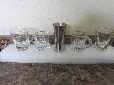 Mixed Lot of 5 Generic (No Labels) Shot Glasses - Pre-owned | eBay